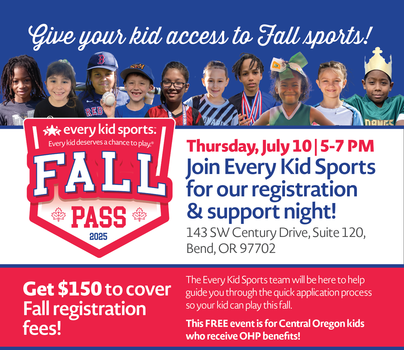 Fall Pass Registration Night - Every Kid Sports
